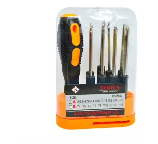 Kit Destornillador 8 En 1 De Presión Kap Tools KS-2039 | D-TODO EN SOLO ...