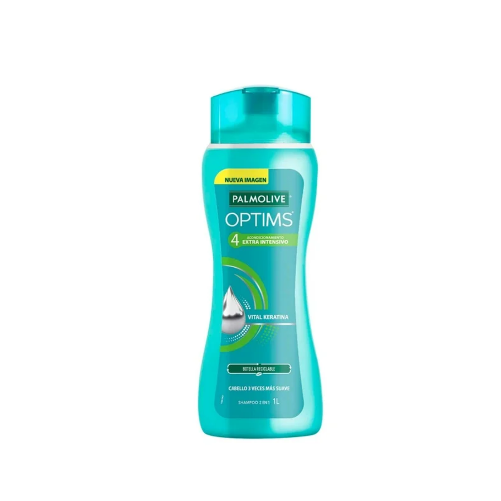 Shampoo Palmolive 1L Optims 2 En 1 Nivel 4 Drop | D-TODO EN SOLO LUGAR